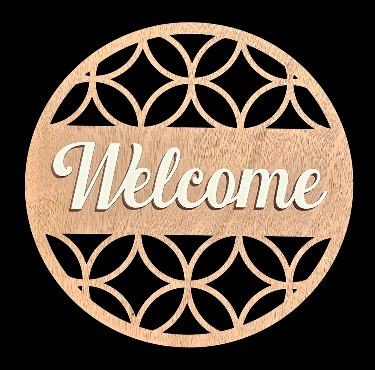 Welcome Greeting Sign - CUSTOM Designz Workshop