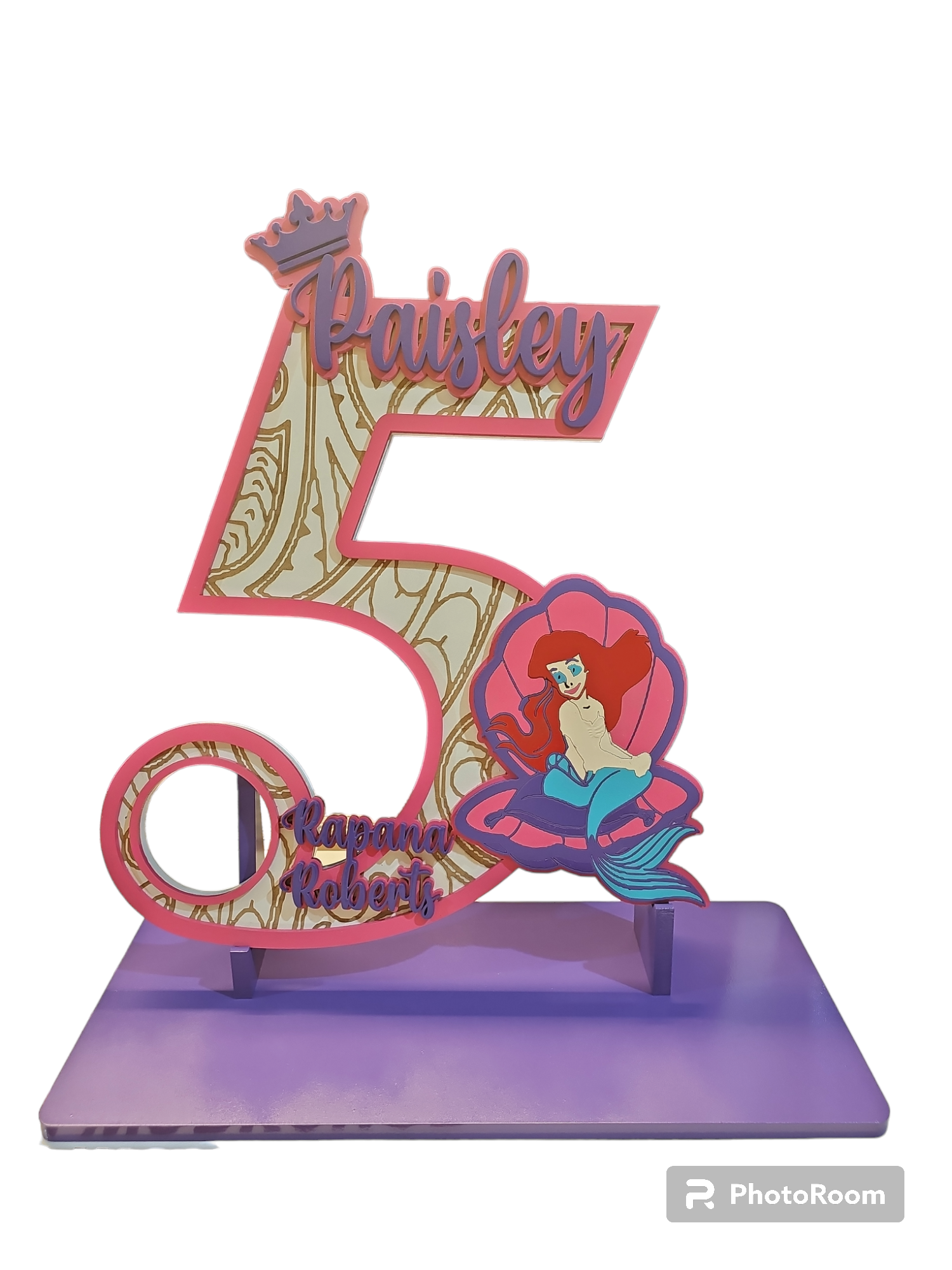 Number 5 Ariel Character Key – CUSTOM Designz Workshop