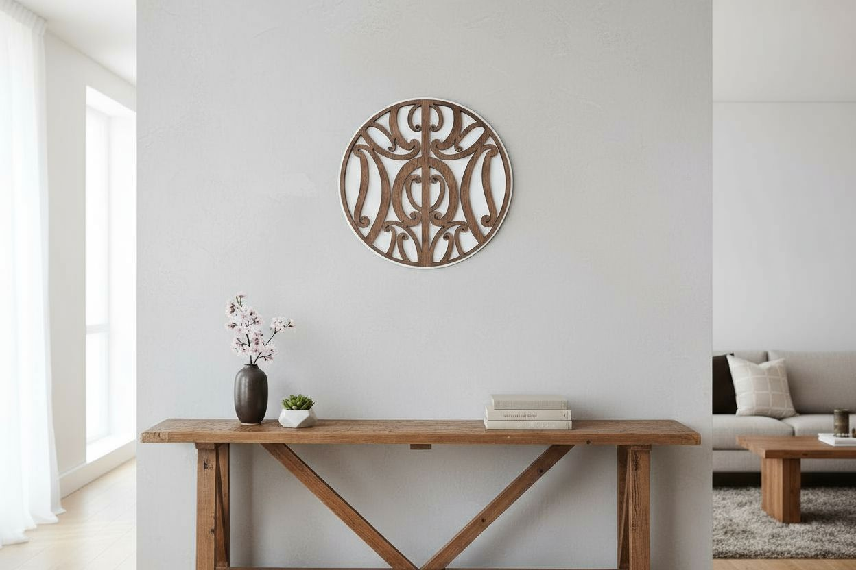 Round Koru Wall Art - CUSTOM Designz Workshop